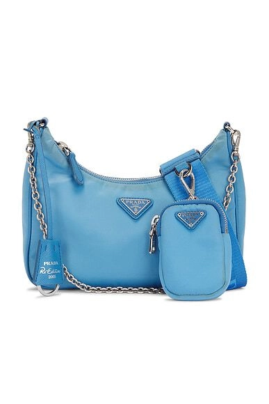 Prada Re-edition 2005 Re-nylon Shoulder Bag - Blue