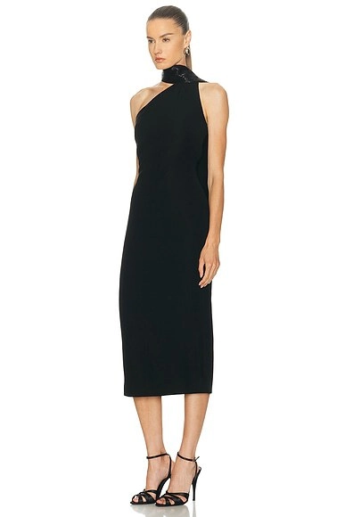 MAY MASHIAH Blaire Dress With Embellished Scarf Detail