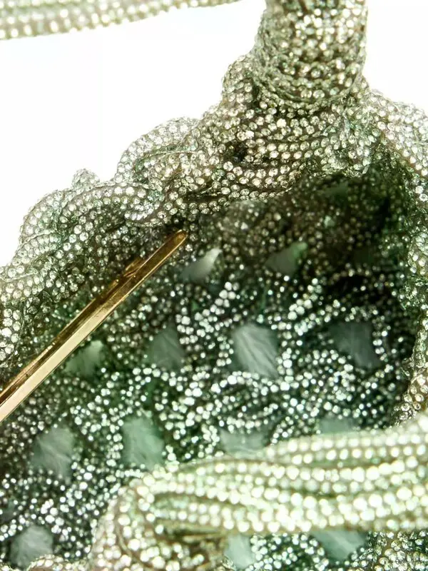 HIBOURAMA Vannifique Beaded Feather Handbag