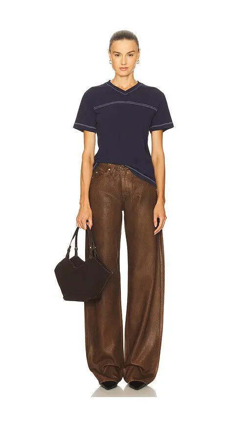 GRLFRND Football Tee In . Also