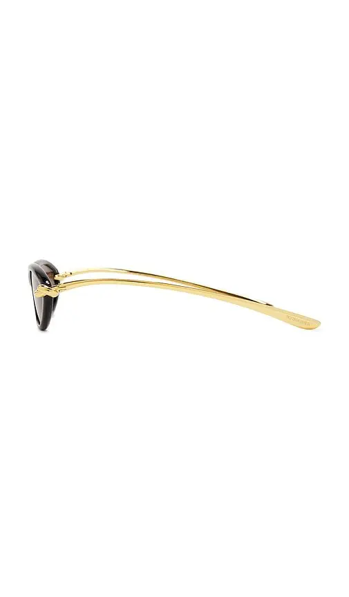 Bottega Veneta New Knot Cat Eye Sunglasses - Black