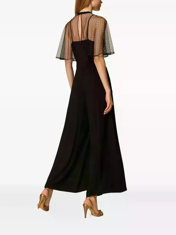 TWINSET Tulle Wide-leg Jumpsuit