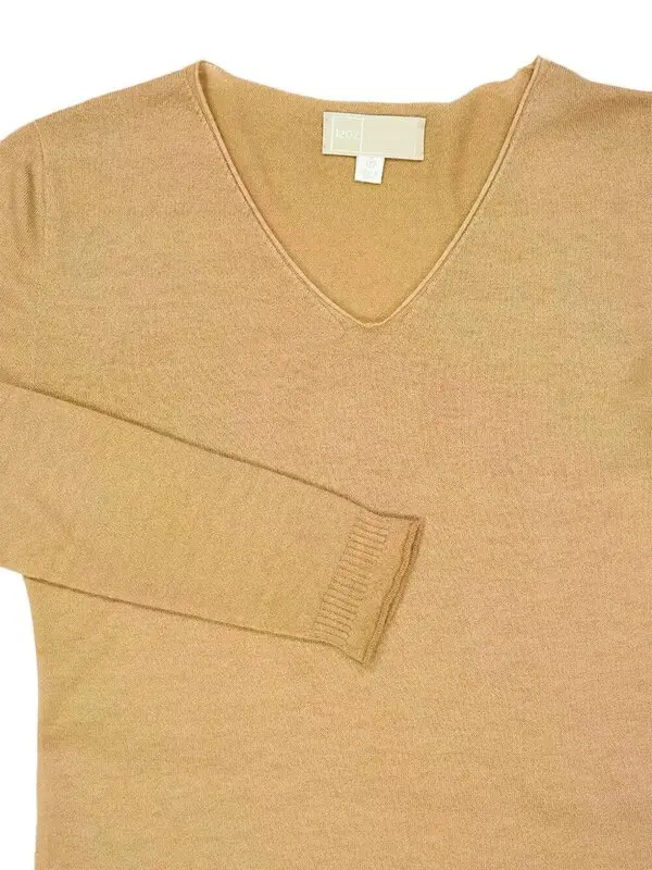 120% Lino Wool Knitted Top - Neutrals