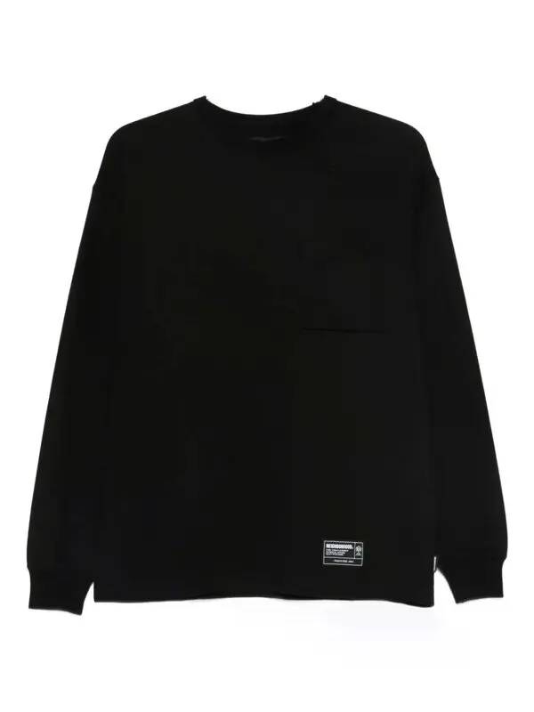 NEIGHBORHOOD Logo-patch Long Sleeve T-shirt - Black