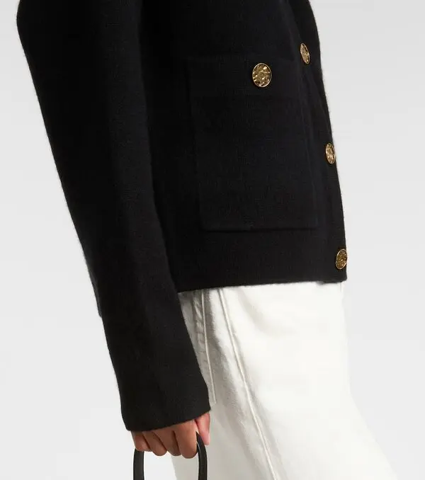 TOTEME Wool And Cashmere-blend Cardigan - Black
