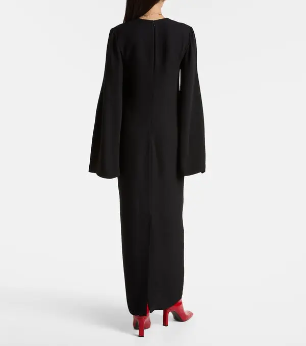 TOTEME V-neck Cady Maxi Dress