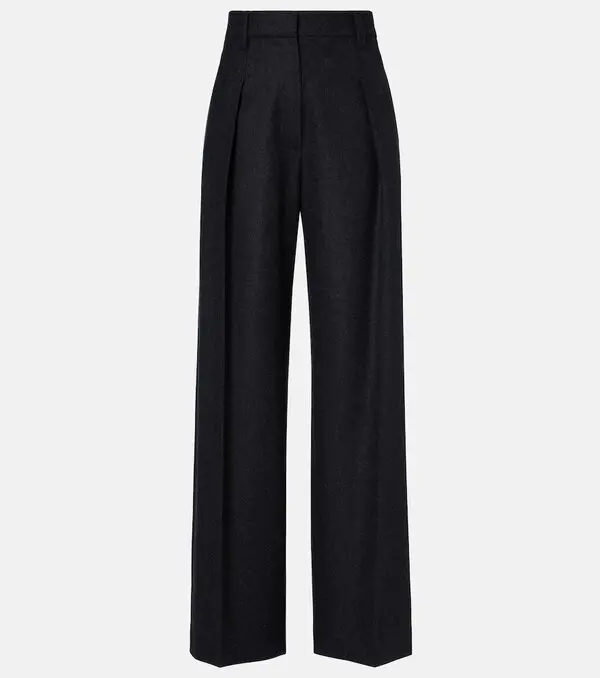 Brunello Cucinelli Virgin Wool Straight-leg Trousers