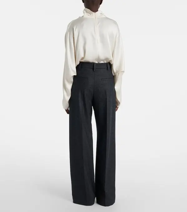 Brunello Cucinelli Virgin Wool Straight-leg Trousers