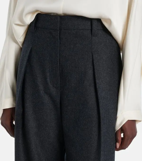 Brunello Cucinelli Virgin Wool Straight-leg Trousers