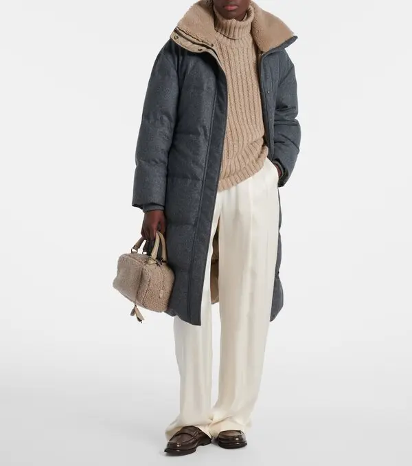 Brunello Cucinelli Virgin Wool Down Coat
