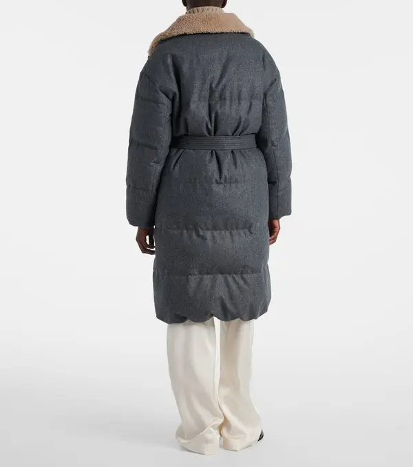 Brunello Cucinelli Virgin Wool Down Coat