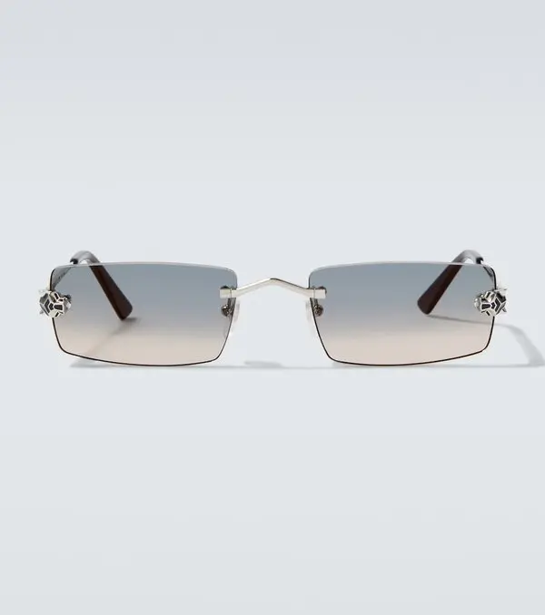 Cartier Panthère De Rectangular Sunglasses