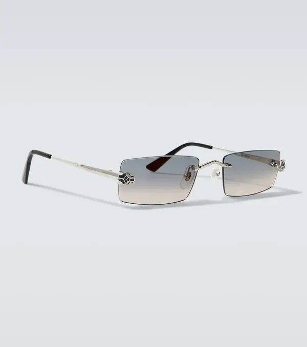 Cartier Panthère De Rectangular Sunglasses