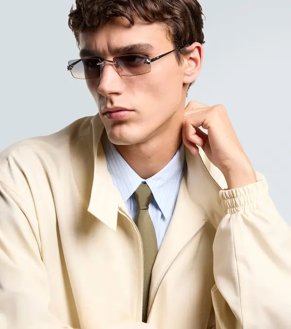 Cartier Panthère De Rectangular Sunglasses
