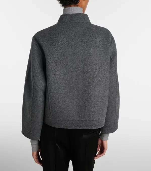 Extreme Cashmere Motor Wool And Cashmere Bomber Jacket