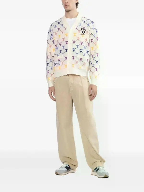 AAPE BY *A BATHING APE Logo-print Cardigan