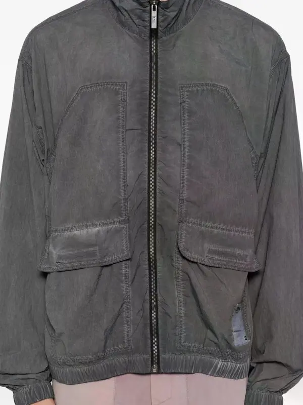 Izzue Dyed Zip-up Jacket