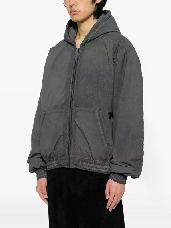 Izzue Logo Embroidered Zip-up Jacket
