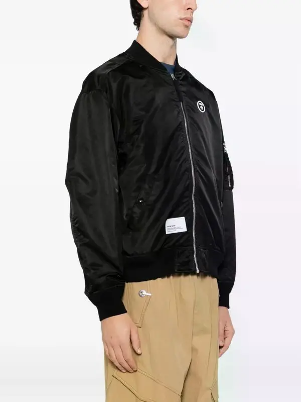 AAPE BY *A BATHING APE Logo Bomber Jacket