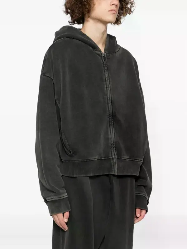 ENTIRE STUDIOS Thermal Zip Up Hoodie