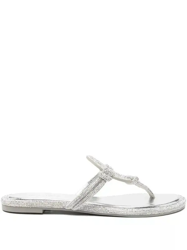 Tory Burch Crystal Embellished Flat Sandals