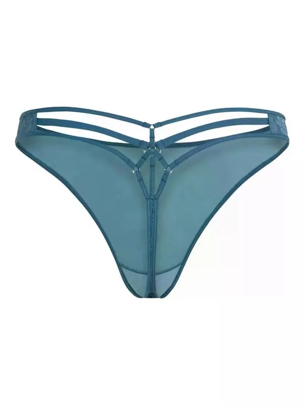 Marlies Dekkers Lace-detail Brazilian Thong