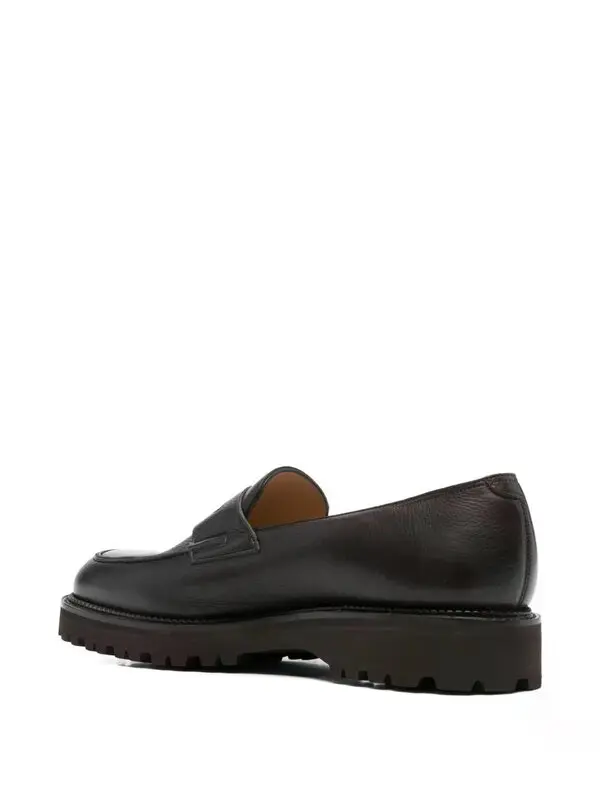 John Lobb Leather Loafers