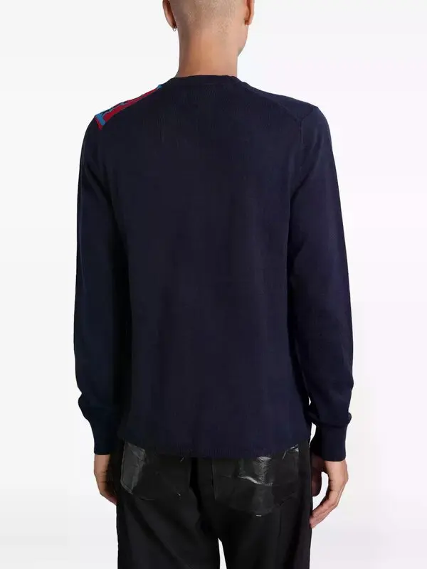 Comme Des Garçons Graphic Panel Sweater