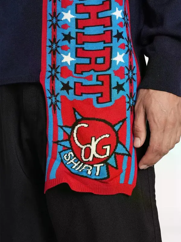 Comme Des Garçons Graphic Panel Sweater