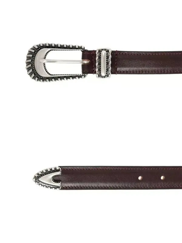 IRO PARIS Textured Buckle Belt