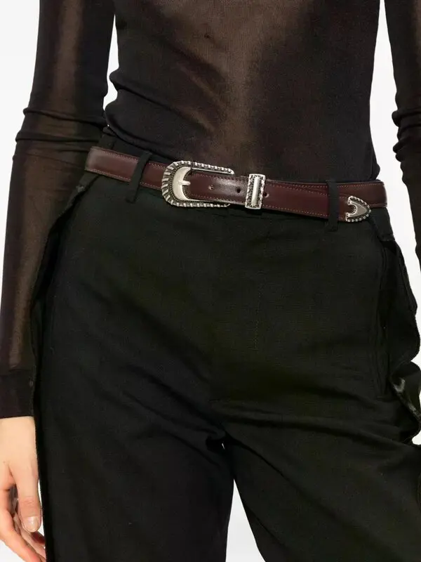 IRO PARIS Textured Buckle Belt