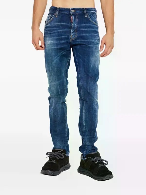 Dsquared2 Skater Distressed Jeans - Blue