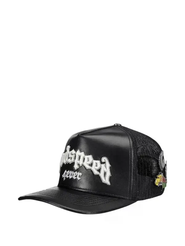 GODSPEED Embroidered Leather Trucker Hat