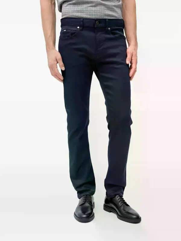 BOSS Delaware Logo Patch Jeans - Blue