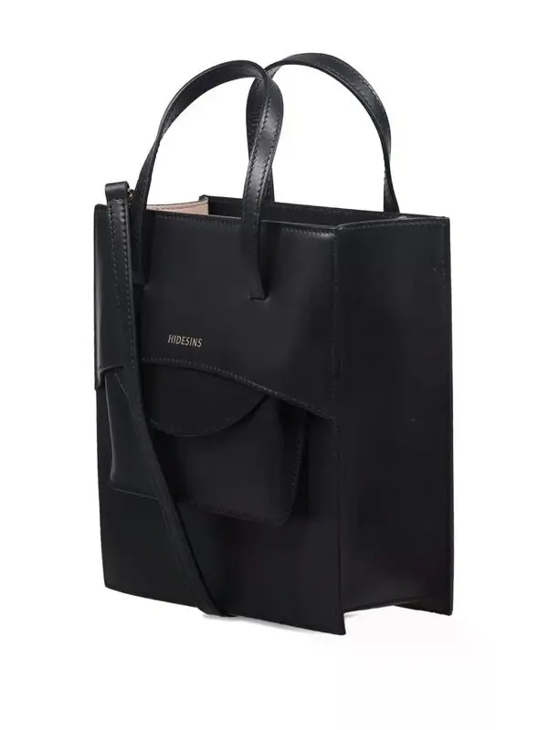HIDESINS Flap J Tote Bag - Black