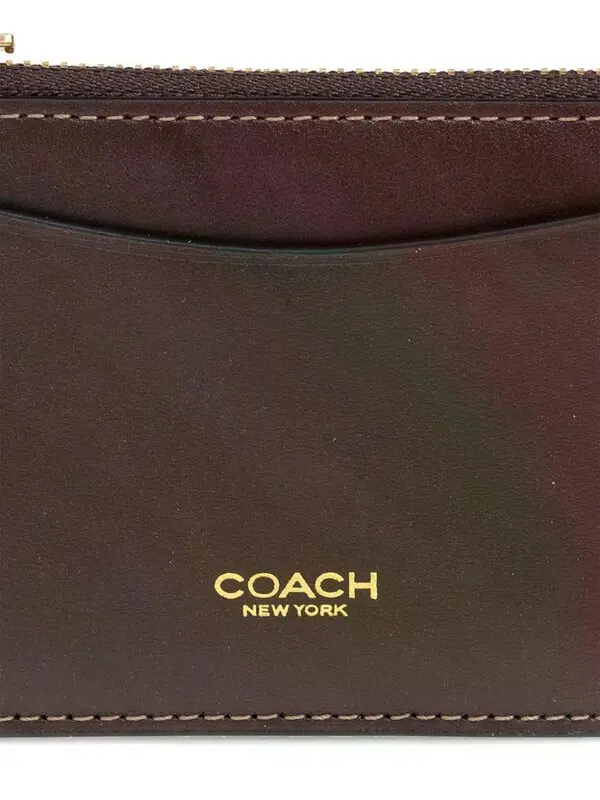COACH Zip-around Cardholder - Brown