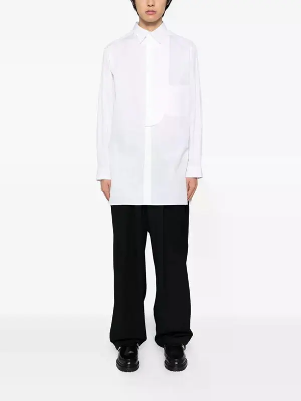 Yohji Yamamoto Buttoned-up Long-sleeved Shirt