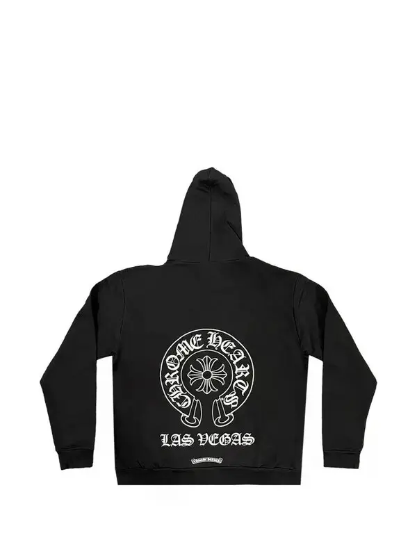 Chrome Hearts Las Vegas Zip-up Hoodie - Black