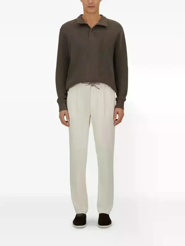 Herno Drawstring Trousers - Neutrals