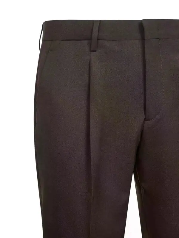 D4.0 Front-pleated Tailored Trousers