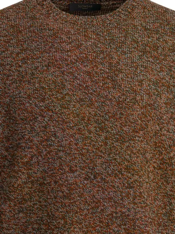 ZANONE Virgin Wool Textured Knit Crew Neck Sweater