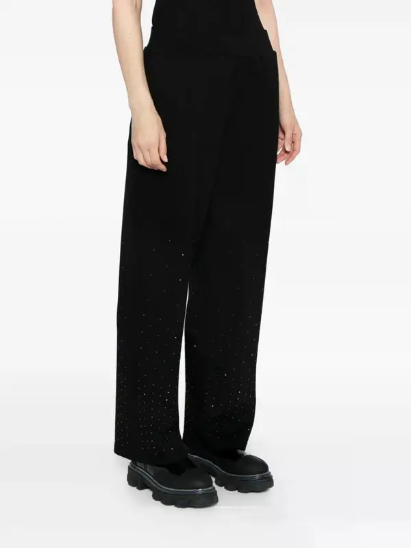 Karl Lagerfeld Logo Embellished Trousers