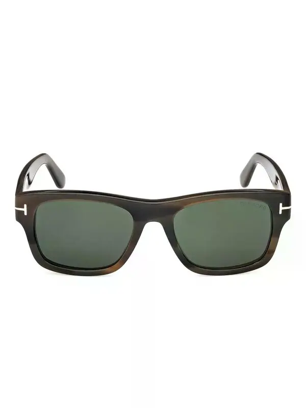 TOM FORD Rectangle Frame Sunglasses - Brown