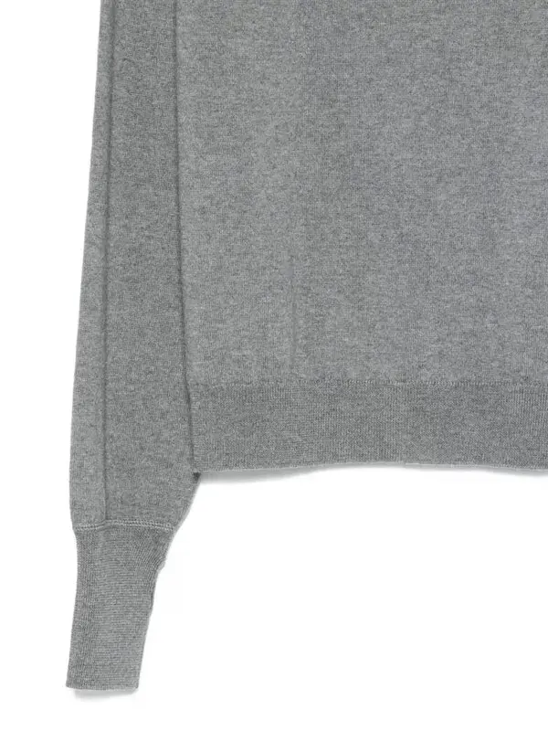Eleventy Raglan Sleeve Crew Neck Sweater - Grey