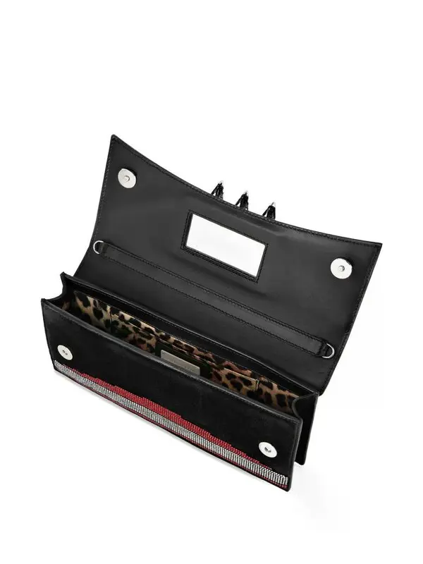 Philipp Plein Us Flag Strass Claw Clutch