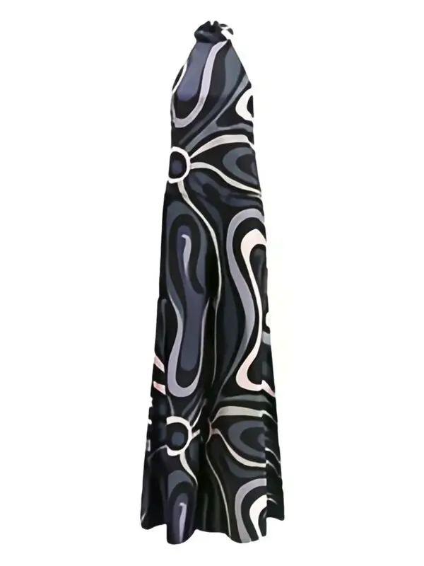 Emilio Pucci Print Sleeveless Jumpsuit - Blue