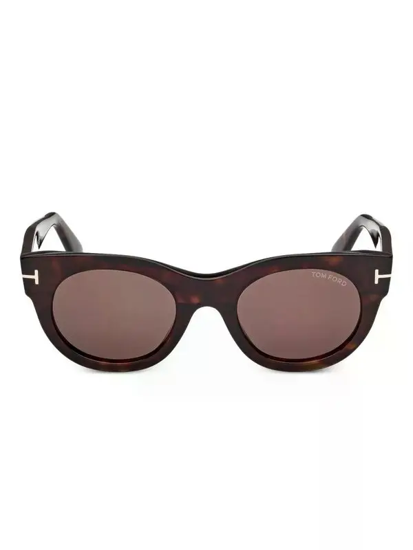 TOM FORD Marine-02 Round Frame Sunglasses - Brown