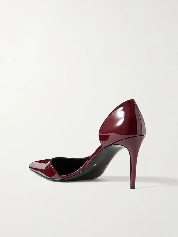 Khaite Jett Patent Leather Pumps - Red