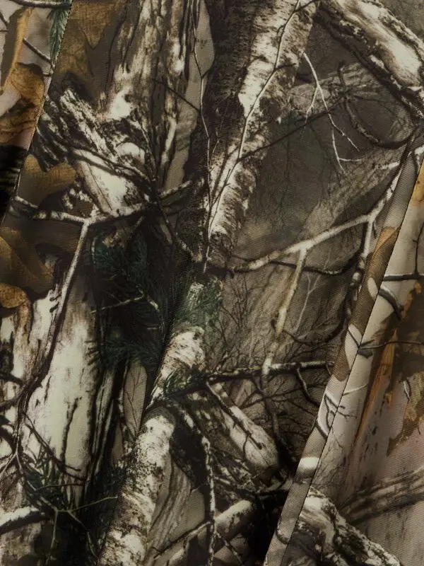 Norma Kamali Camouflage-print Stretch-jersey Turtleneck Gown