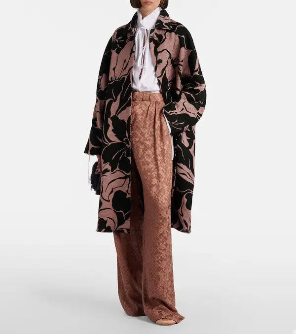 Dries Van Noten Floral Coat